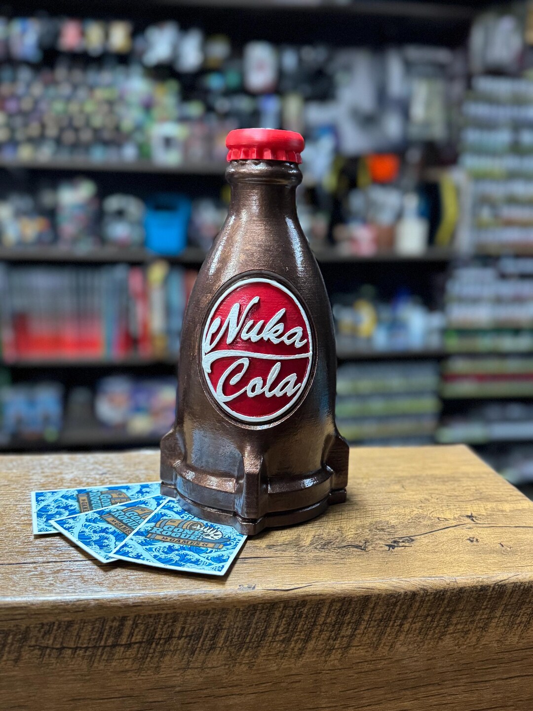 Hand-painted Nuka-cola Deck Box: Holds 100+ Cards, Dice Storage - Etsy