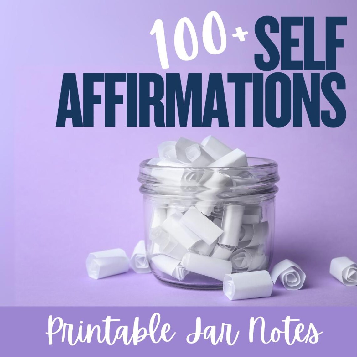 Printable Positive Affirmations | Self-care Slips| Daily Motivation ...