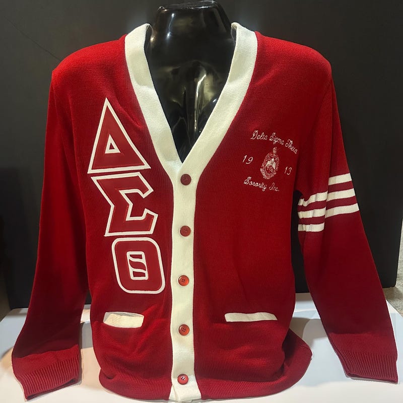 Delta Sigma Theta Cardigan - Etsy