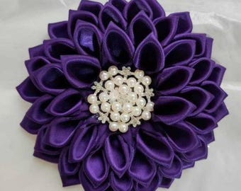 Purple Violet | DST Inspired Purple Flower Brooch | Vivica Flower ...