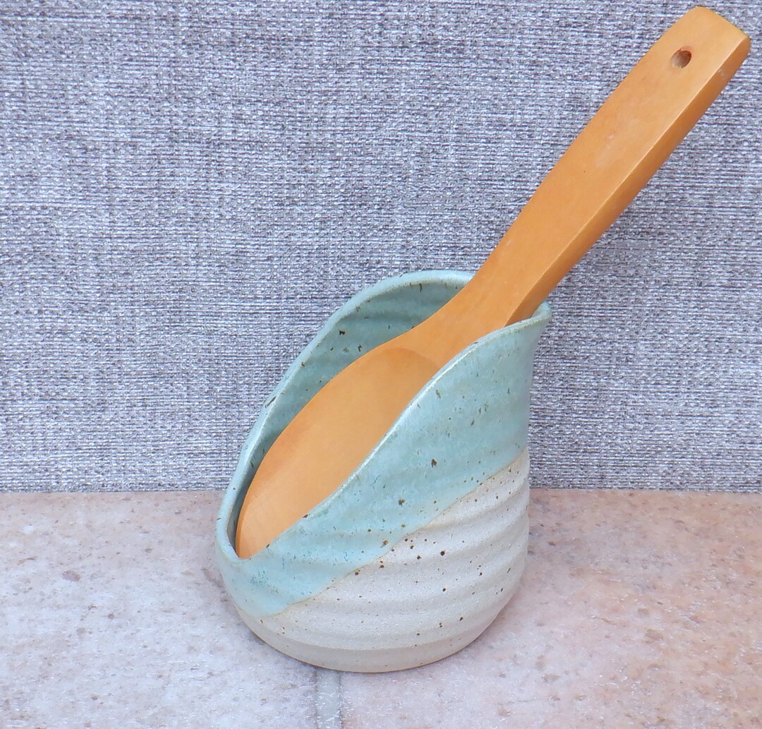 Spoon Rest Handthrown Stoneware Pottery Spoonrest Ceramic - Etsy