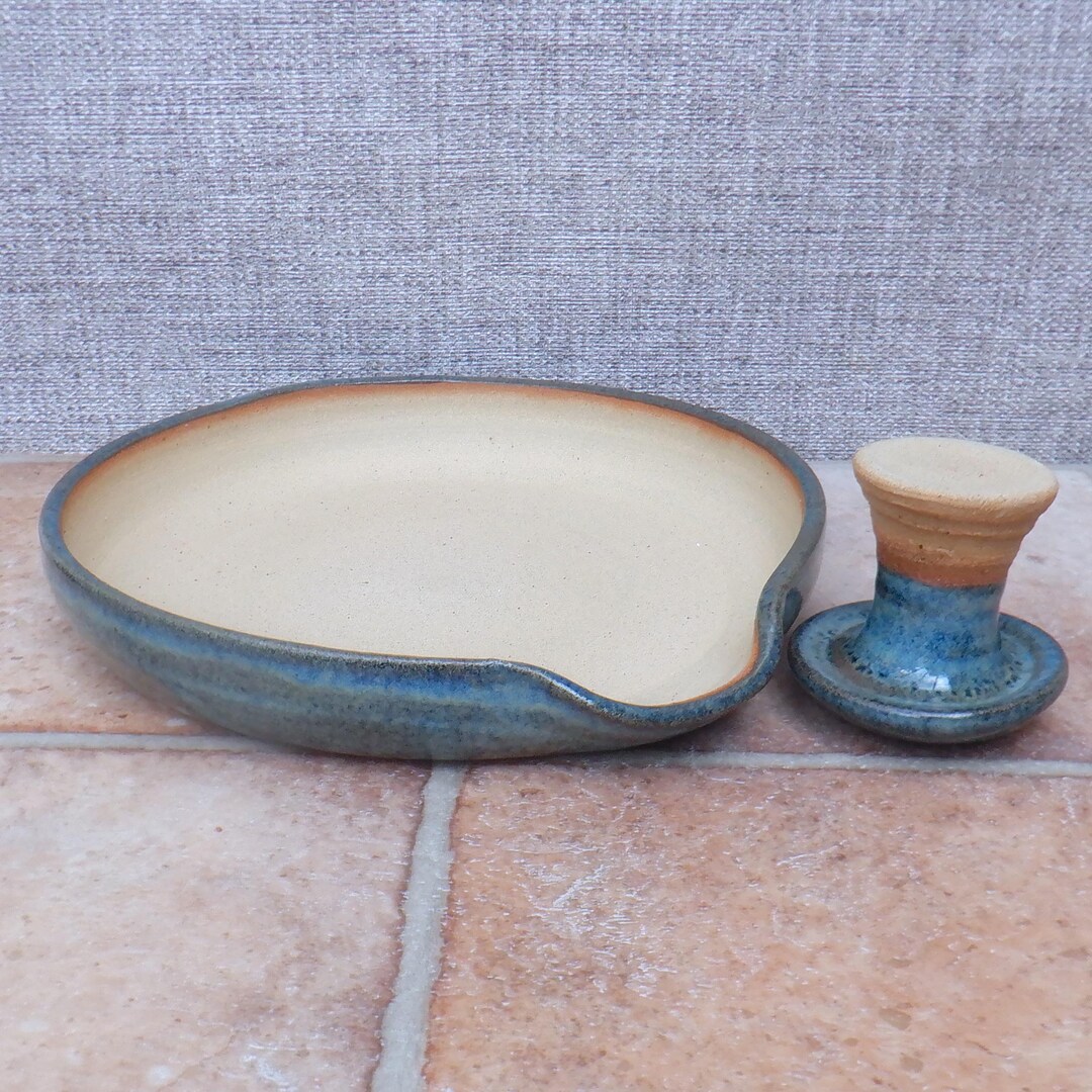 Pestle and Mortar Spice Grinder Herb Stoneware Pottery Ceramic Hand Thrown Handmade Wheelthrown ...