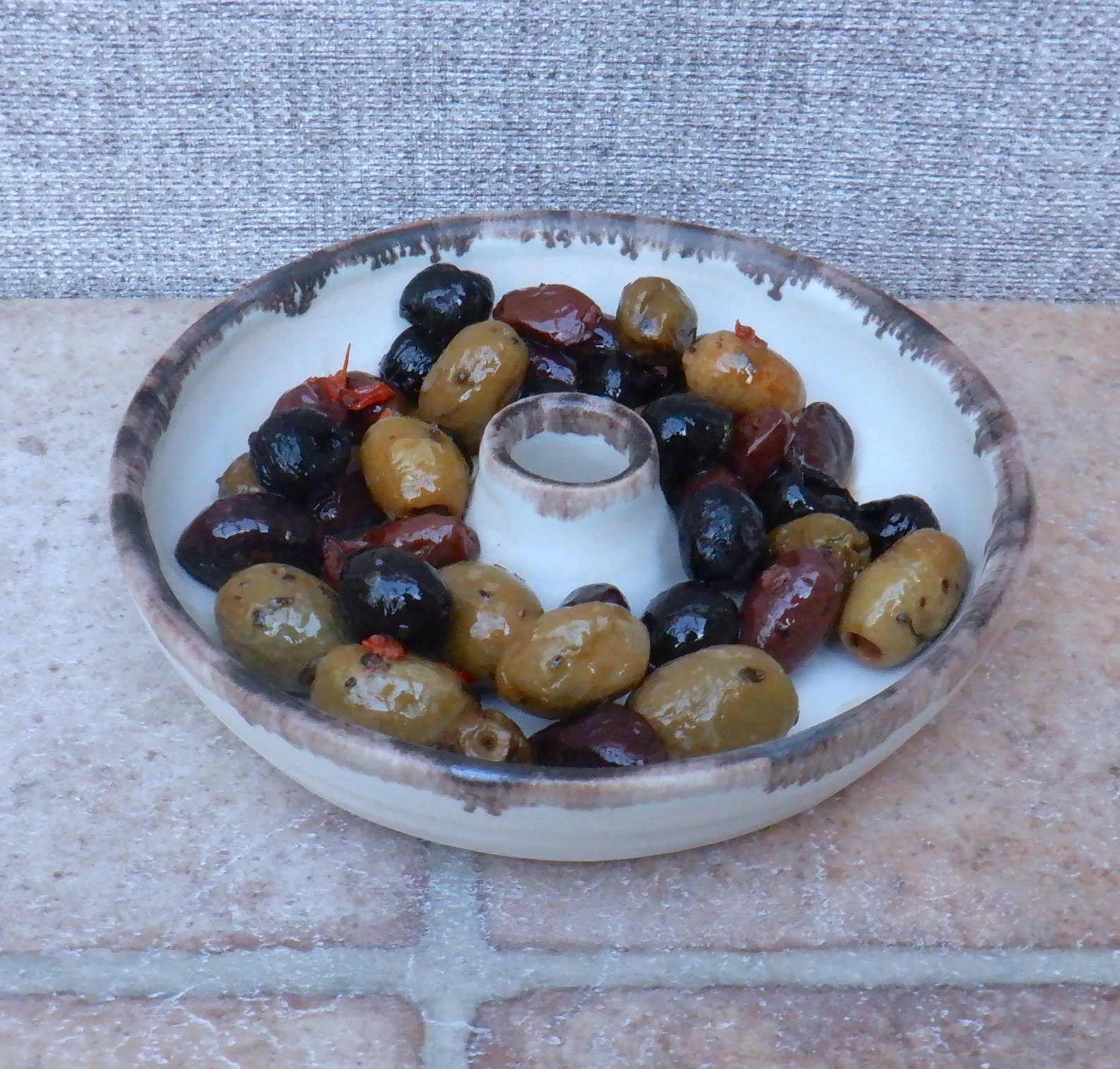 Olive Serving Dish Hand Thrown Bowl Hors D'oeuvres - Etsy