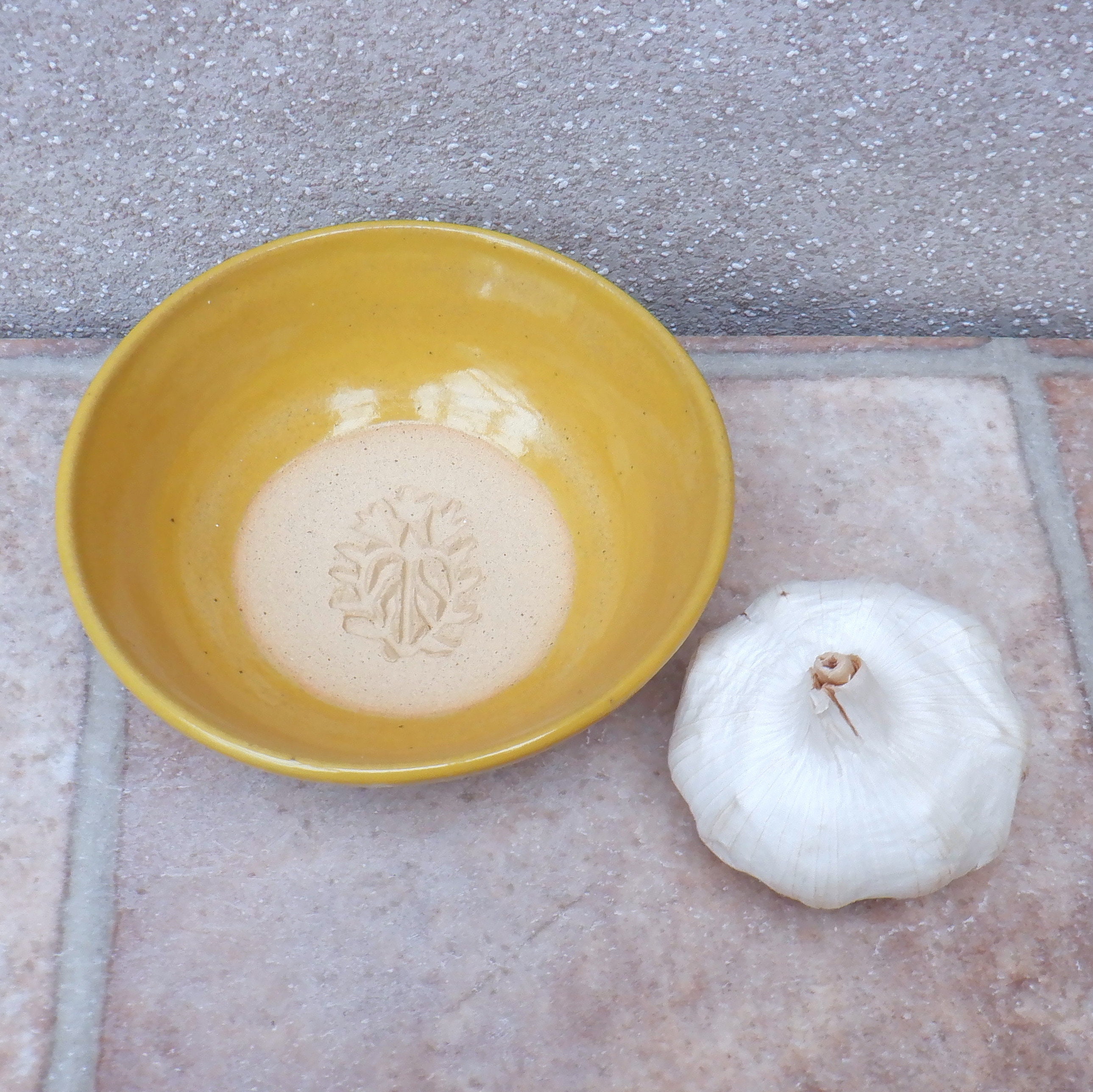Garlic grating dish grater bowl for bread dipping hand thrown | Etsy