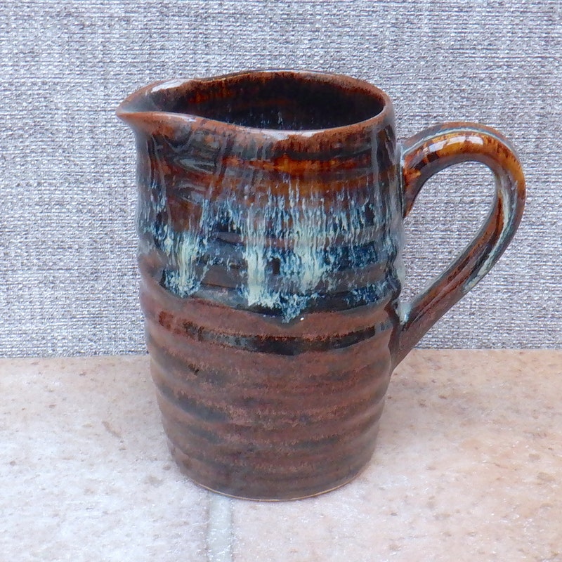 Thrown Pottery Pitcher - Etsy UK