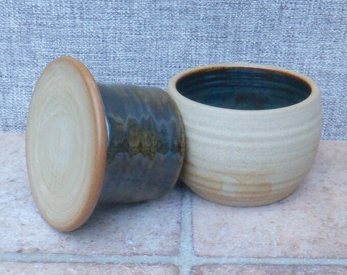 French Butter Dish Crock Keeper Beurrier Hand Thrown Stoneware - Etsy