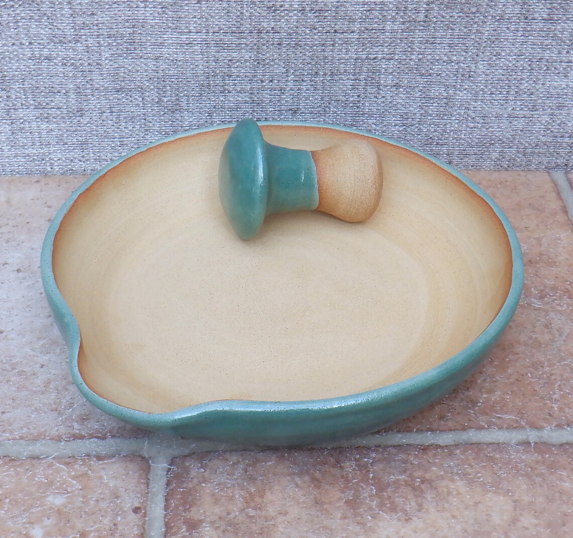 Pestle and Mortar Spice and Herb Grinder Stoneware Hand - Etsy UK