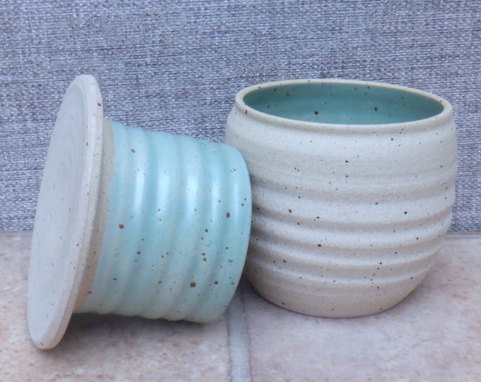 French Butter Dish Crock Keeper Beurrier France Hand Thrown - Etsy UK