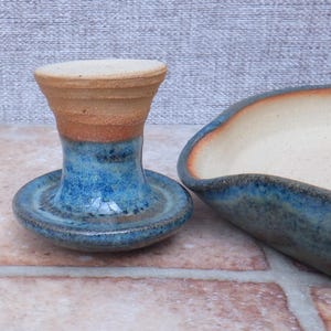 Pestle and Mortar Spice Grinder Herb Stoneware Pottery Ceramic Hand Thrown Handmade Wheelthrown ...