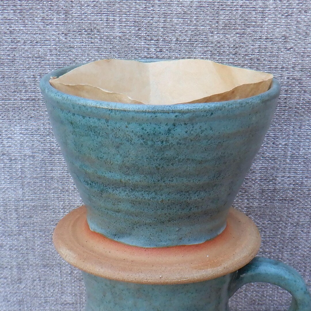 Coffee Filter Holder Dripper Pourover Hand Thrown Stoneware Pour Over ...
