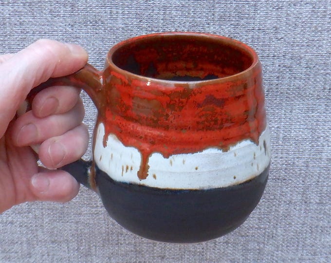 Large Cuddle Mug Coffee Tea Cup Hand Thrown in Stoneware Pottery ...