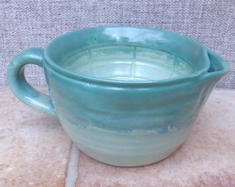 Shave Scuttle, Large, Stoneware, Handmade - Etsy