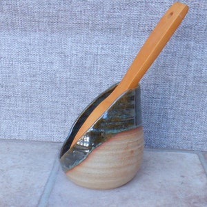 Spoon Rest Hand Thrown Stoneware Pottery Ceramic Spoonrest Handmade ...