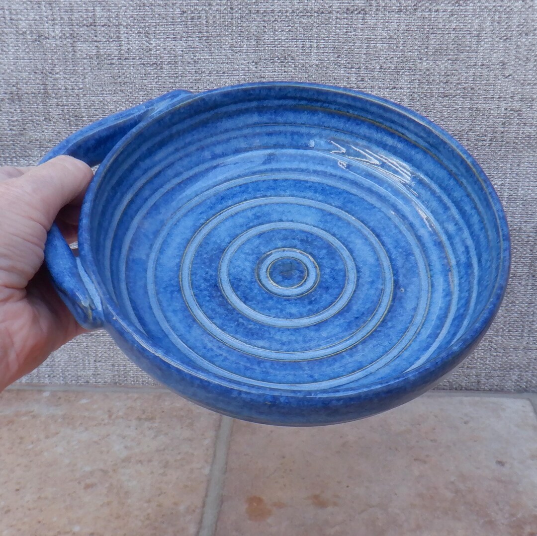 Shaving Lather Soap Shave Bowl Dish Hand Thrown in Stoneware Handmade ...