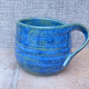 Left Handed Coffee Mug Tea Cup in Stoneware Hand Thrown - Etsy UK