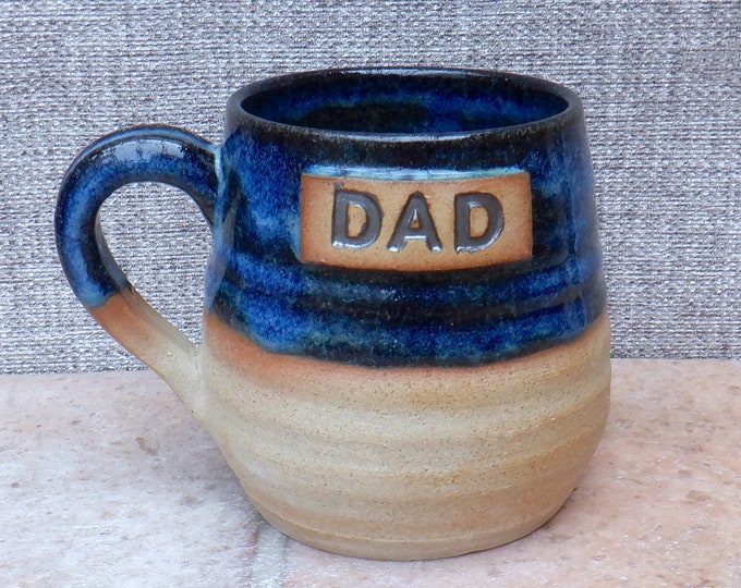 Large Cuddle Mug for DAD Coffee Tea Cup in Stoneware Hand Thrown ...