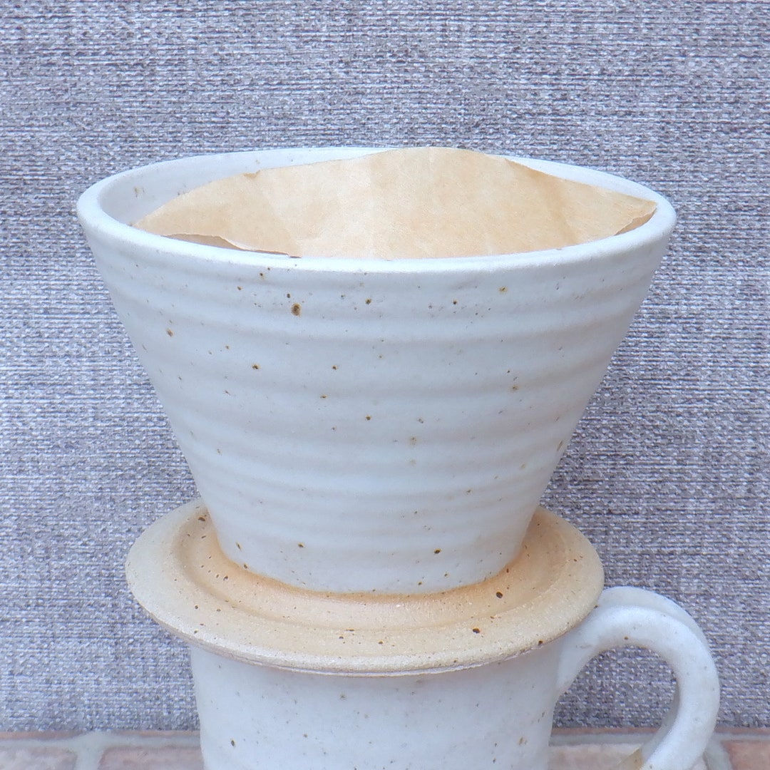 Coffee Filter Holder Dripper Pourover Hand Thrown Stoneware Pour Over ...