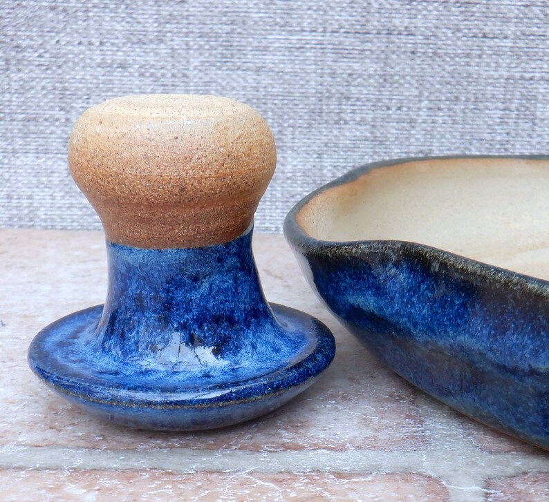 Pestle and Mortar Spice Grinder Herb Stoneware Pottery - Etsy