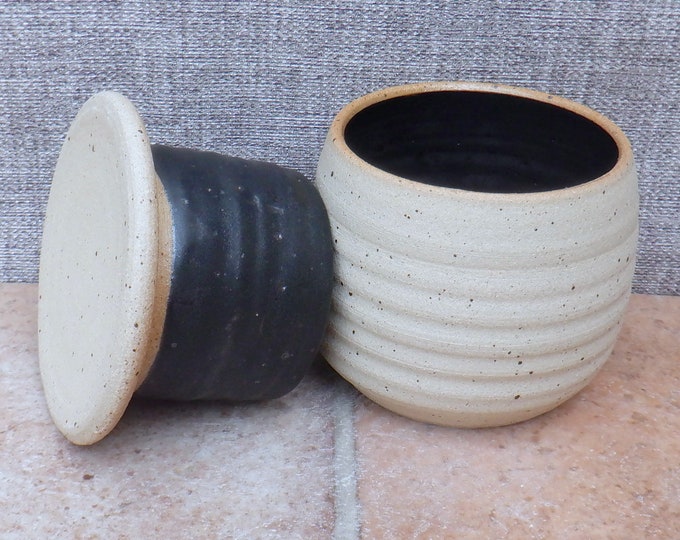 French Butter Dish Crock Keeper Beurrier Hand Thrown Stoneware - Etsy