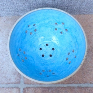Berry Bowl or Colander Wheel Thrown Stoneware Pottery Ceramic - Etsy UK