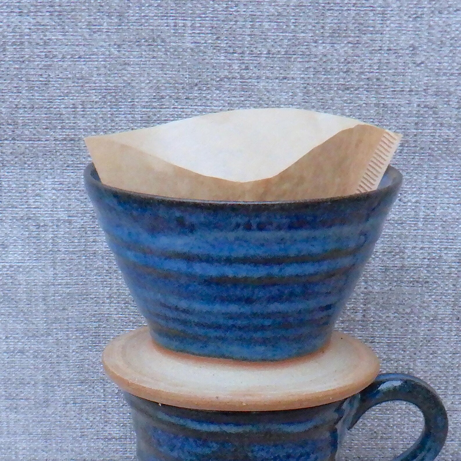 Coffee Filter Holder Dripper Pour Over Hand Thrown Stoneware Handmade ...