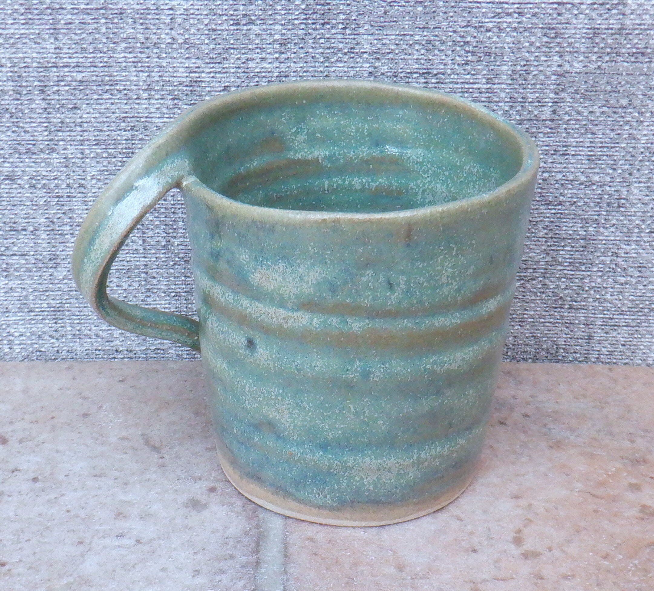 Left Handed Coffee Mug Tea Cup in Stoneware Hand Thrown | Etsy UK