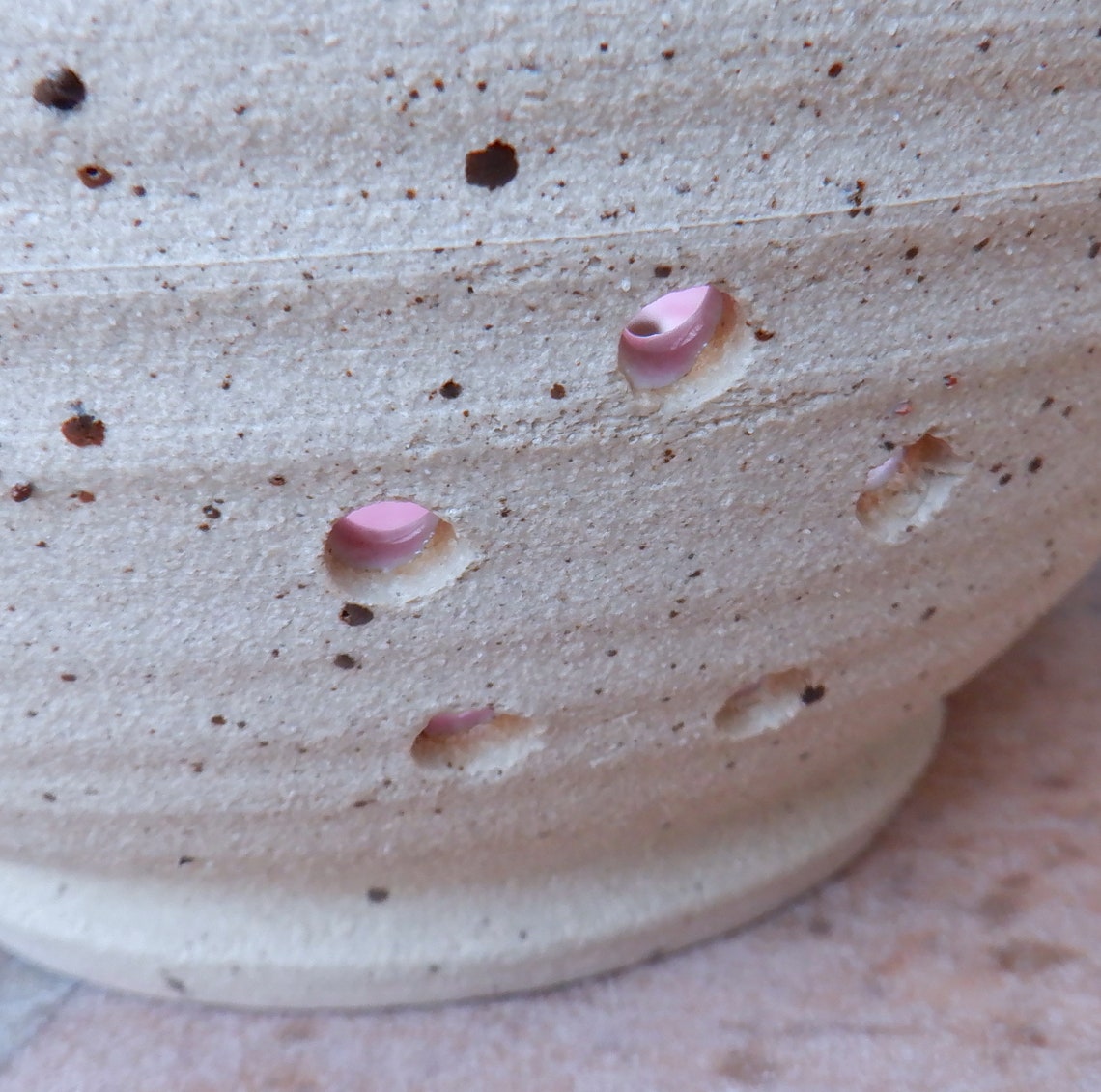 Berry Bowl or Colander Wheel Thrown Stoneware Pottery Ceramic | Etsy