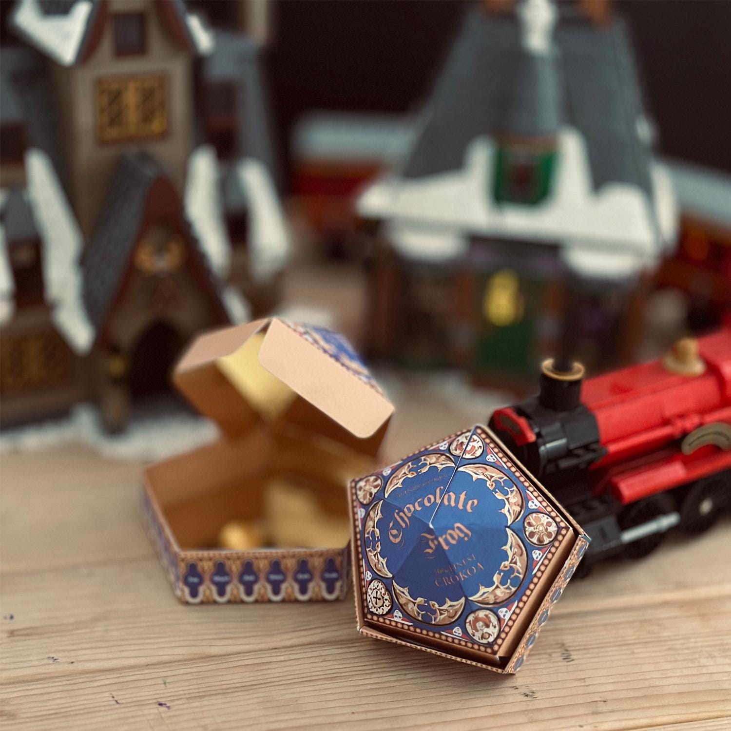 Printable Chocolate Frog Box Wizard Themed Box, Honeydukes Treats ...