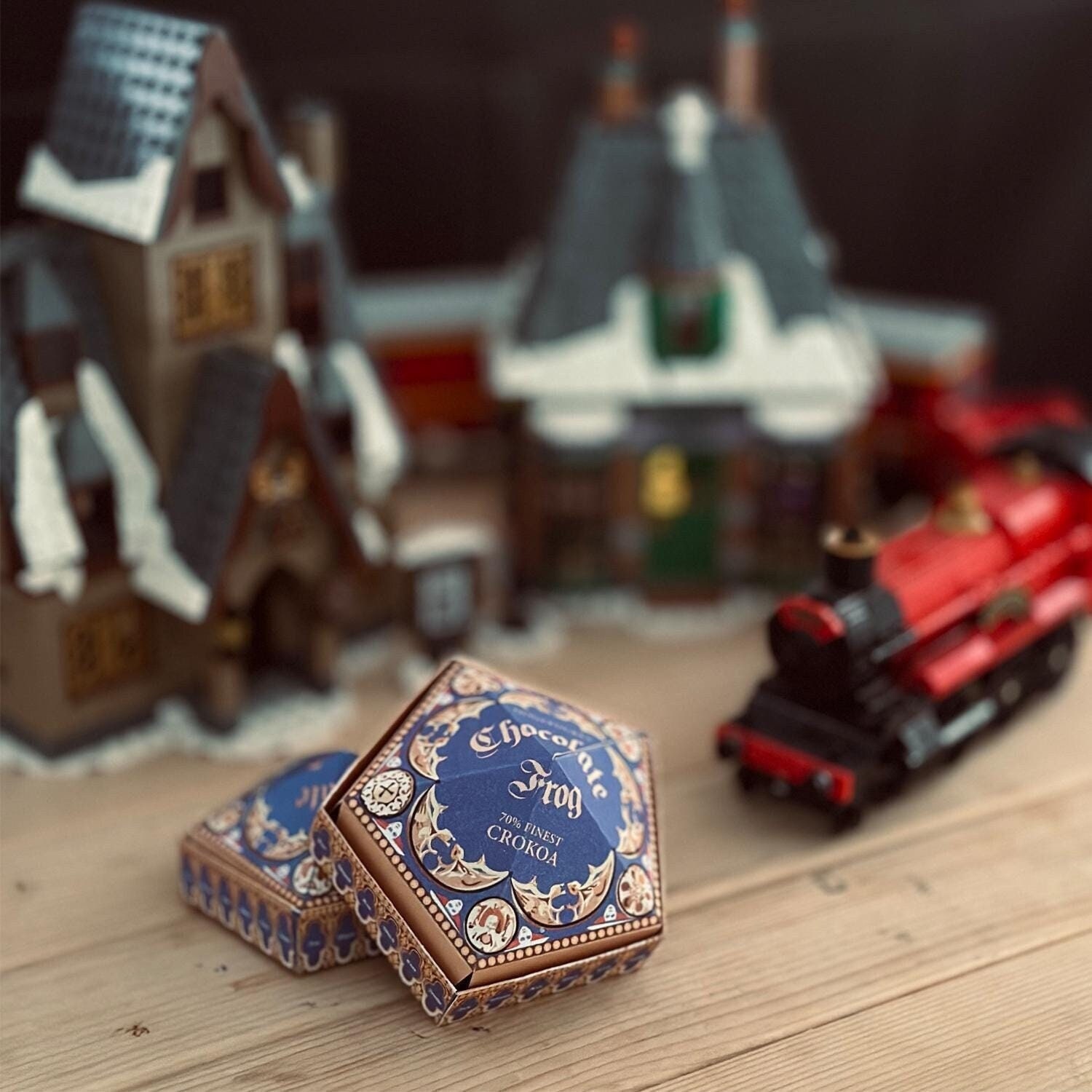 Printable Chocolate Frog Box Wizard Themed Box, Honeydukes Treats ...