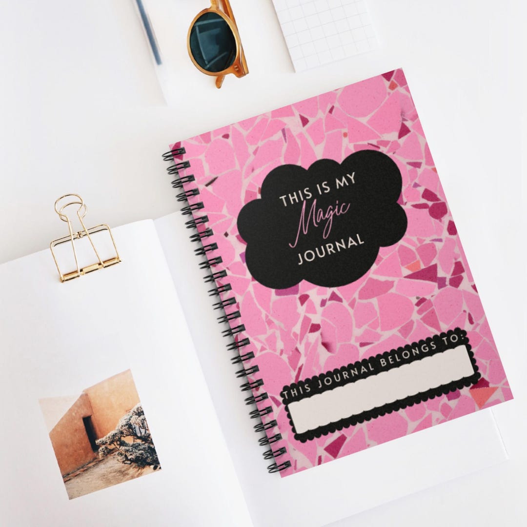 Chic Spiral Notebook - This is My Notebook, Personalized Gift, Journal ...