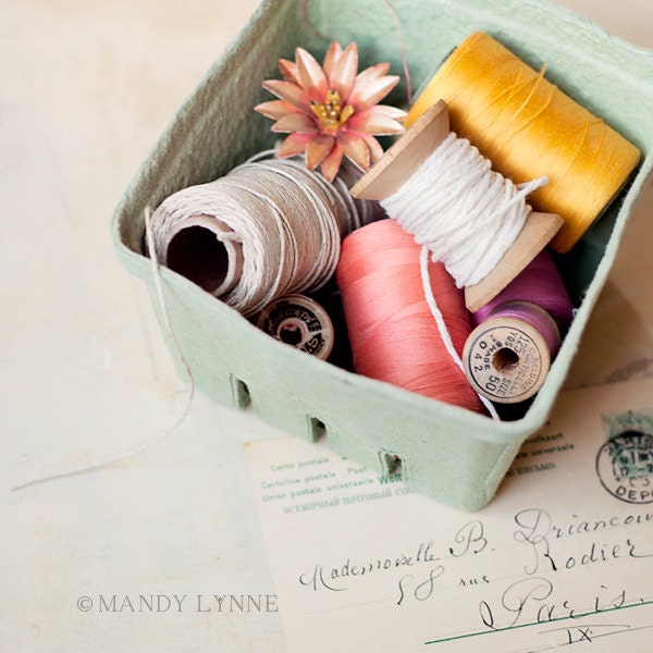 Sewing Notions Art Print - Etsy