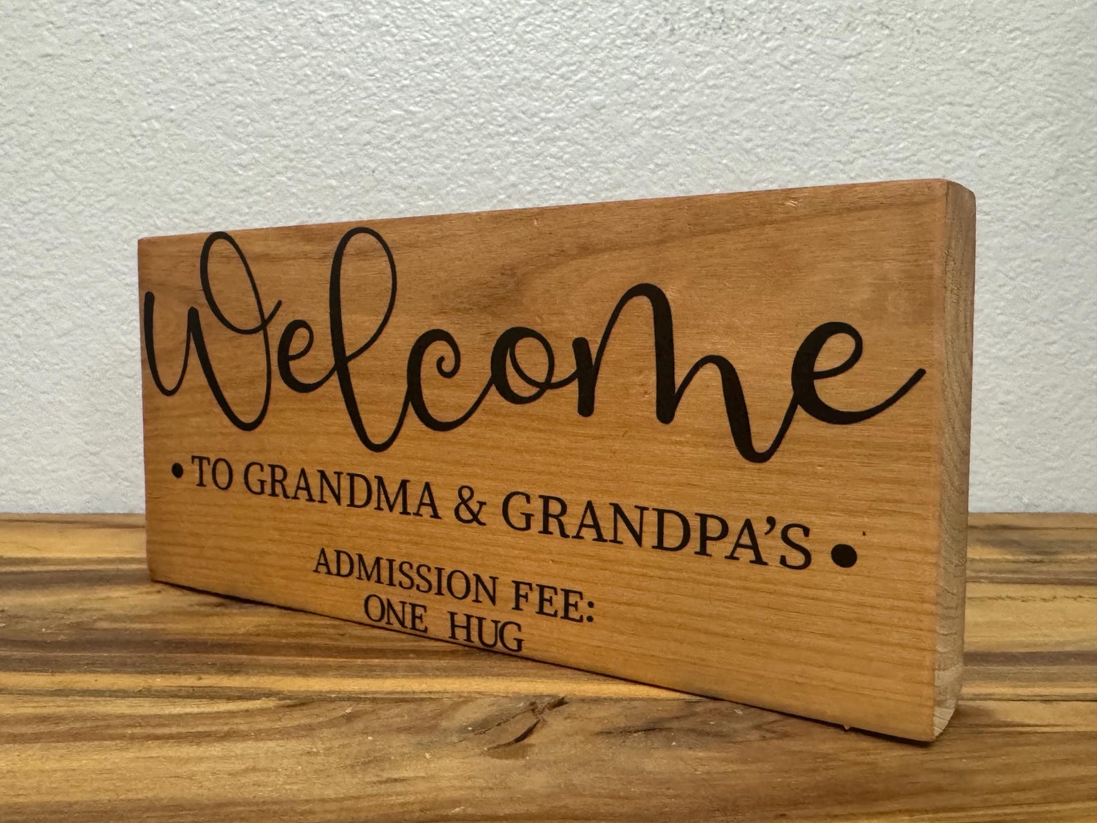 Welcome to Grandma & Grandpas - Wood Sign - Etsy