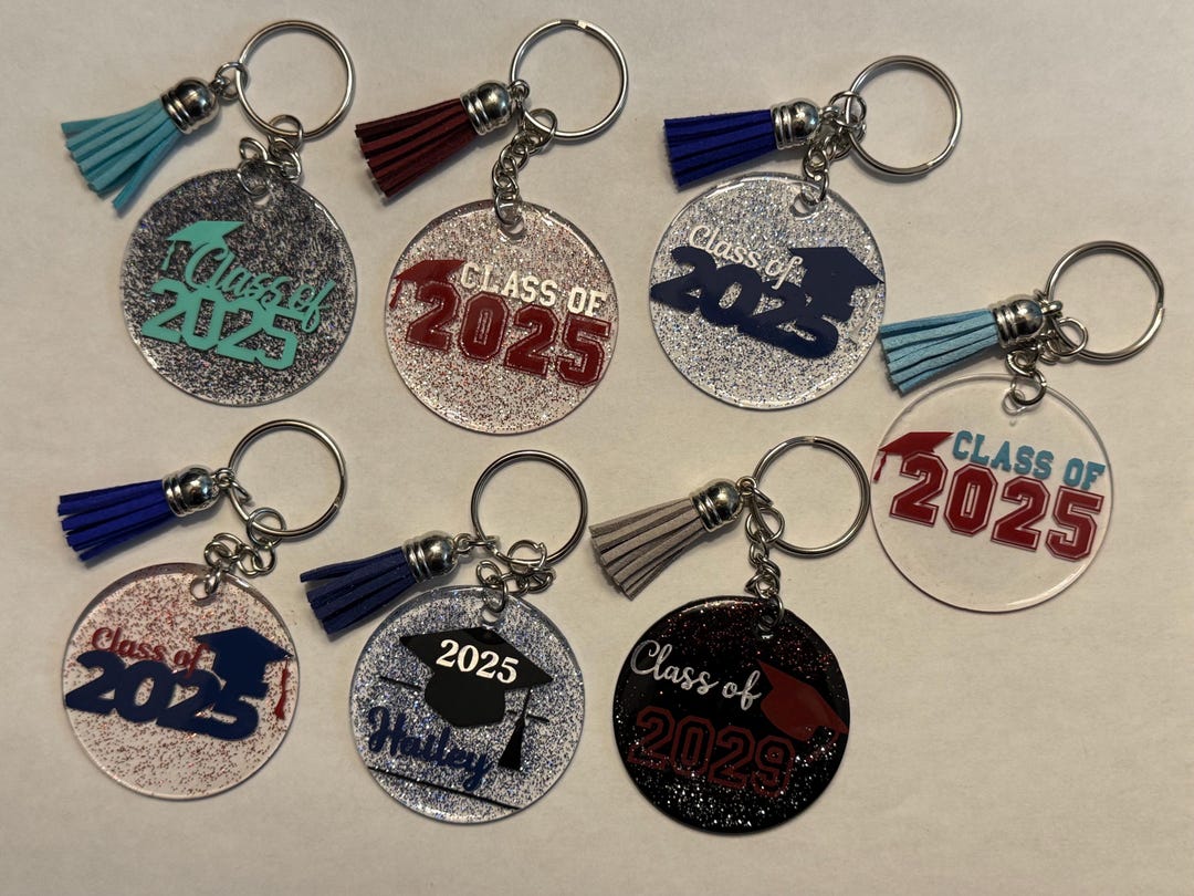 Personalized Graduation Keychains - Etsy