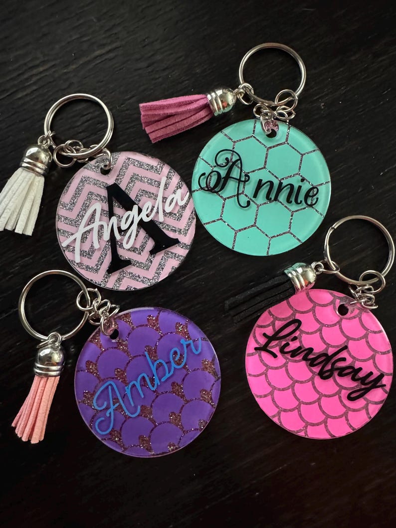 Personalized Keychains - Etsy