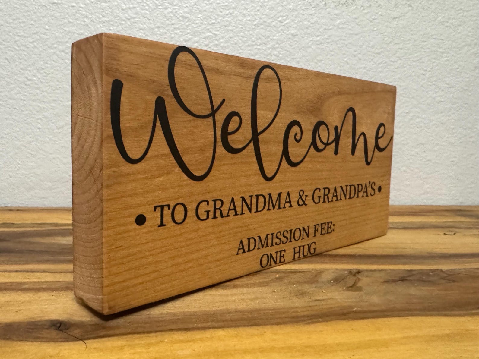 Welcome to Grandma & Grandpas - Wood Sign - Etsy