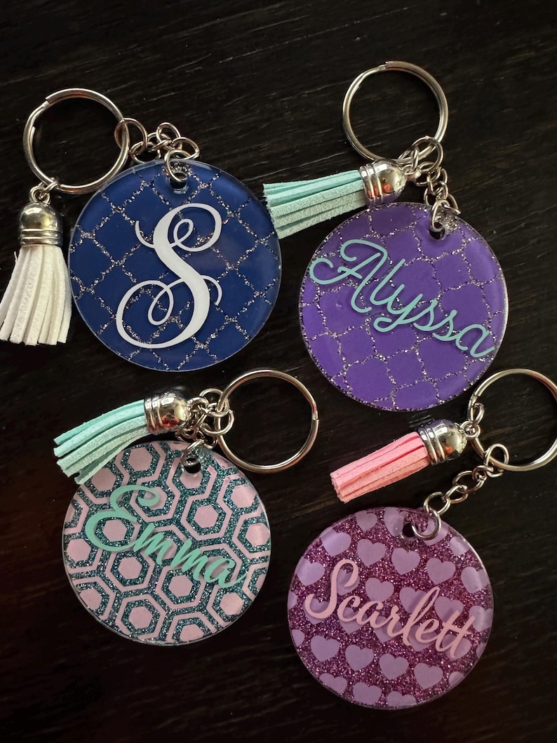 Personalized Keychains - Etsy