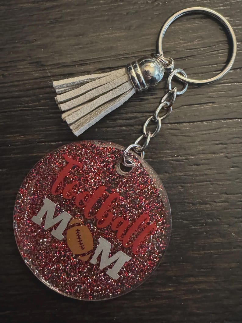 Personalized Sports Mom Keychains - Etsy