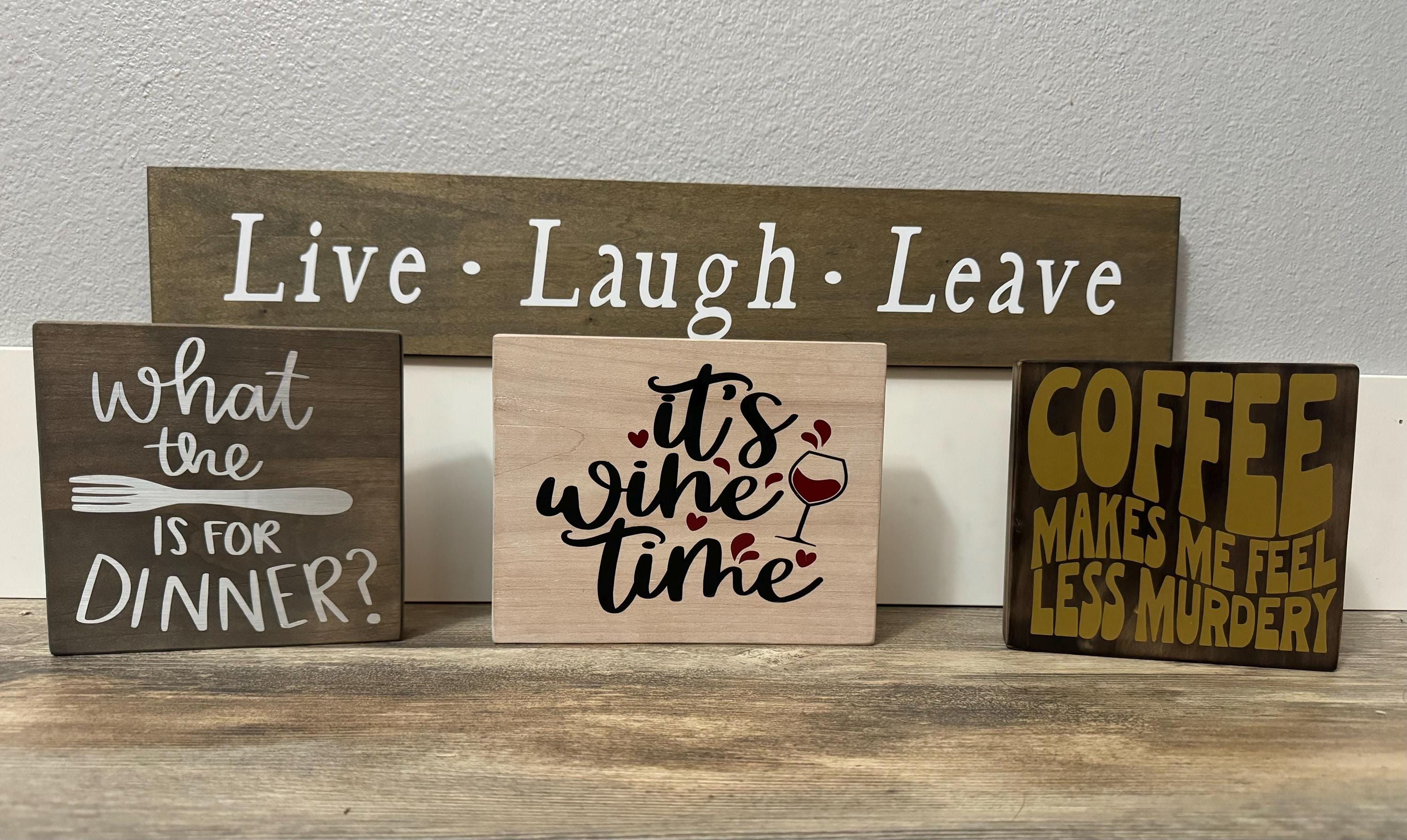 It's Wine Time Wood Sign - Etsy