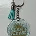 Beach Please Keychain - Etsy