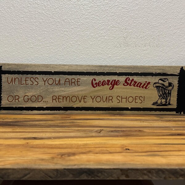 George Strait Sign - Etsy