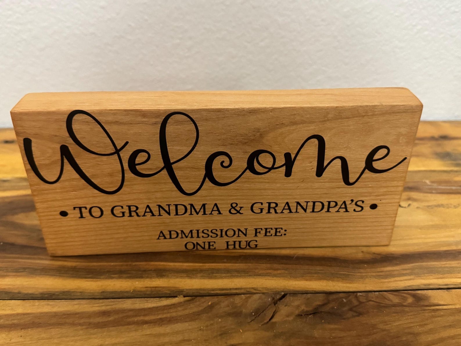 Welcome to Grandma & Grandpas - Wood Sign - Etsy