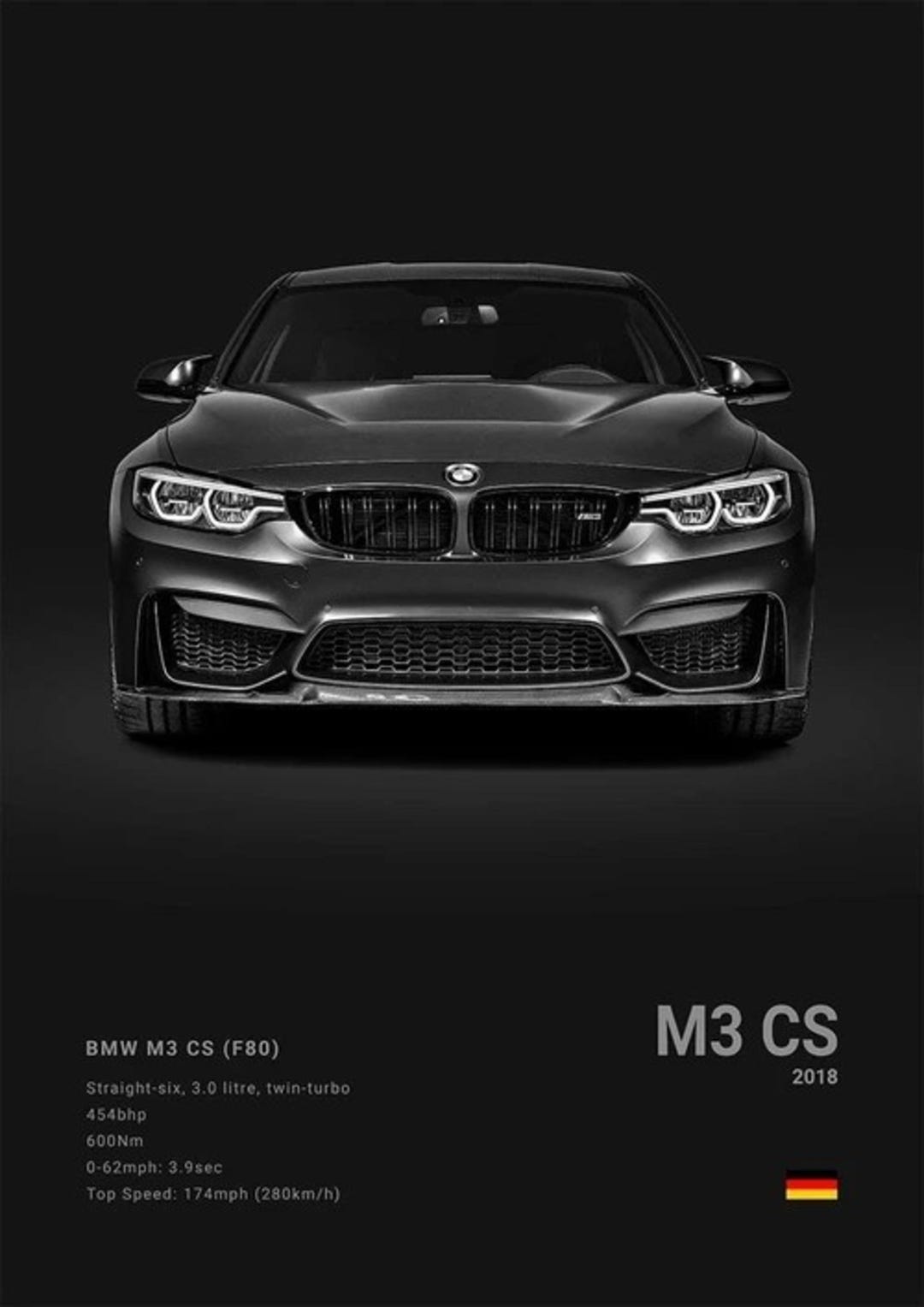 Black Background Sports Cars Poster | BMW M Series Luxury Car Prints ...
