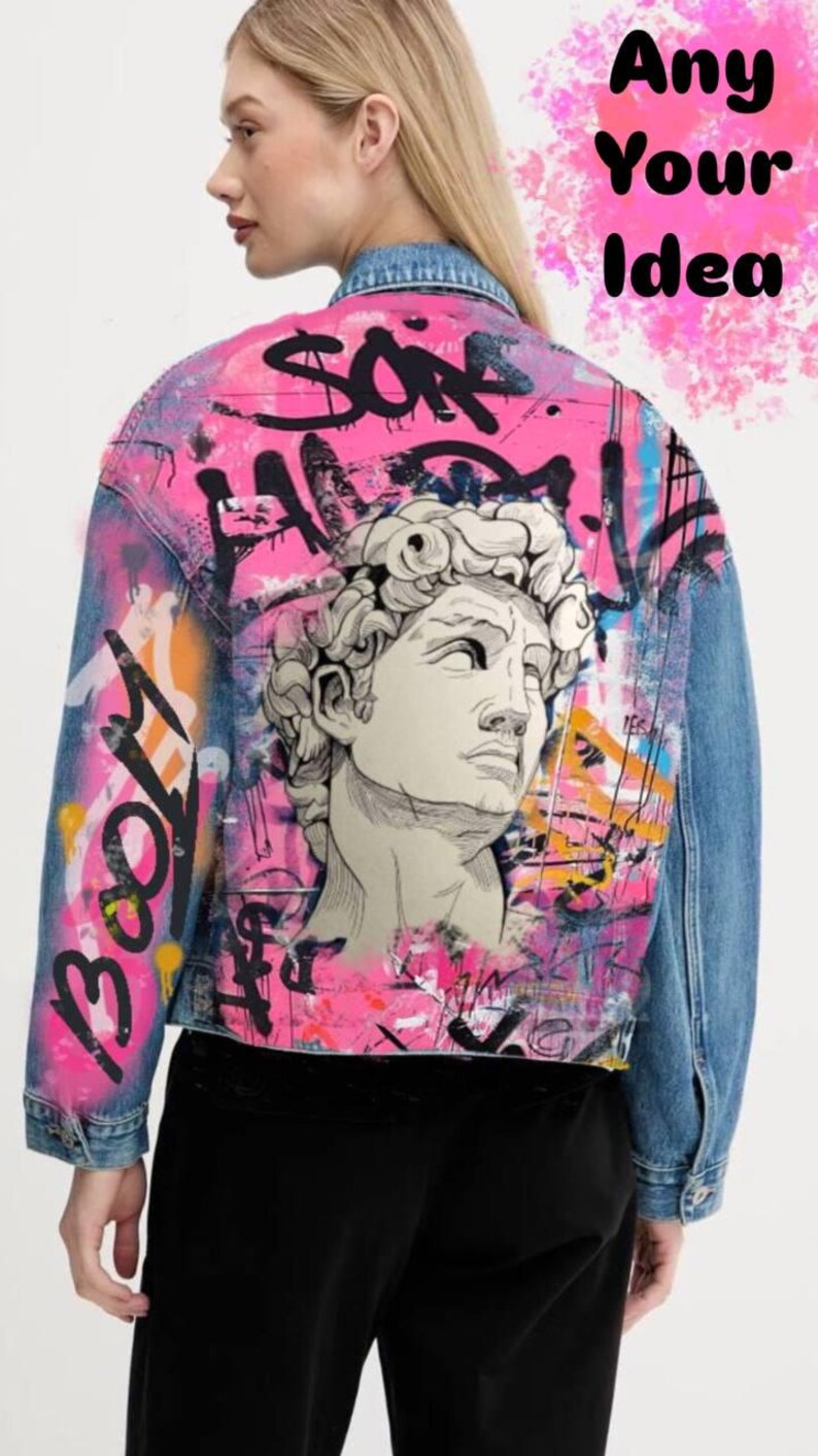 Hand-painted Jacket, Custom Hand-painted Cloth, Unique Personalized ...