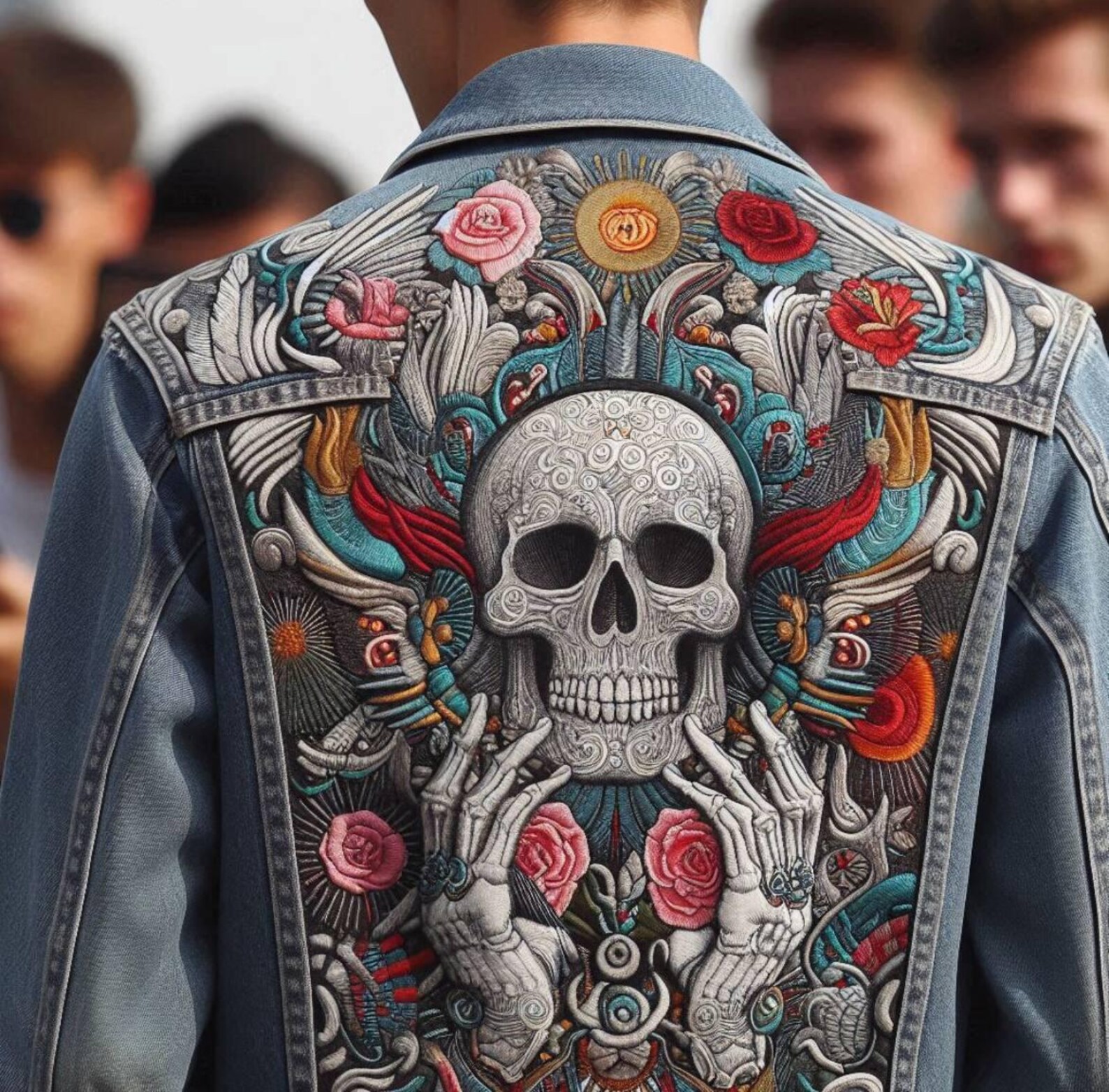 Hand Painted Custom Clothes Personalized Denim Jacket Custom Hand ...