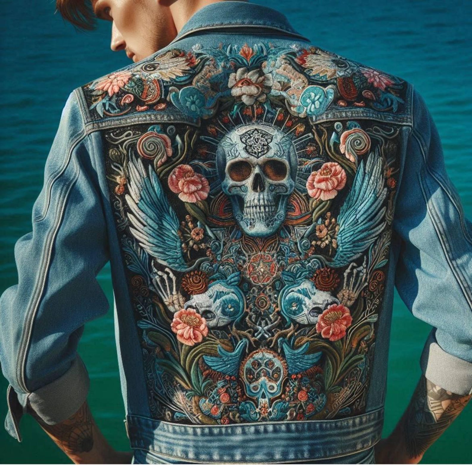 Hand Painted Custom Clothes Personalized Denim Jacket Custom Hand ...