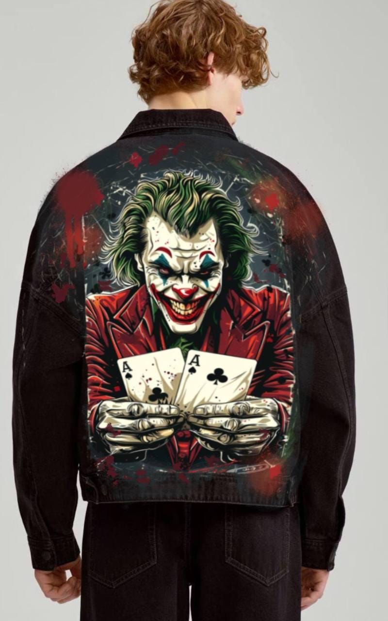 Hand Painted Jacket Painted Denim Jacket, Unique Personalized Clothes ...