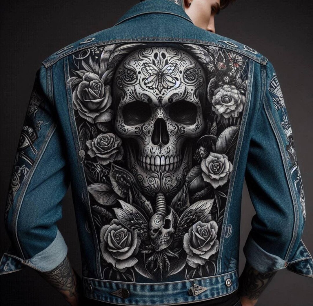 Hand Painted Custom Clothes Personalized Denim Jacket Custom Hand ...