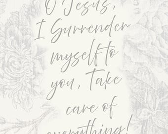 Surrender Novena Prayer Digital Download, Catholic Print, Christian ...
