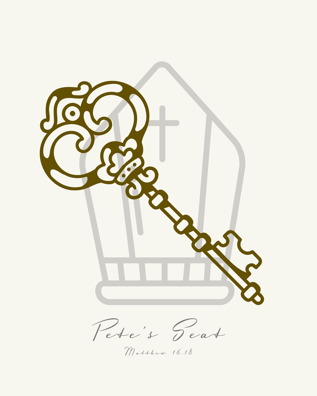 St. Peter Print - Etsy