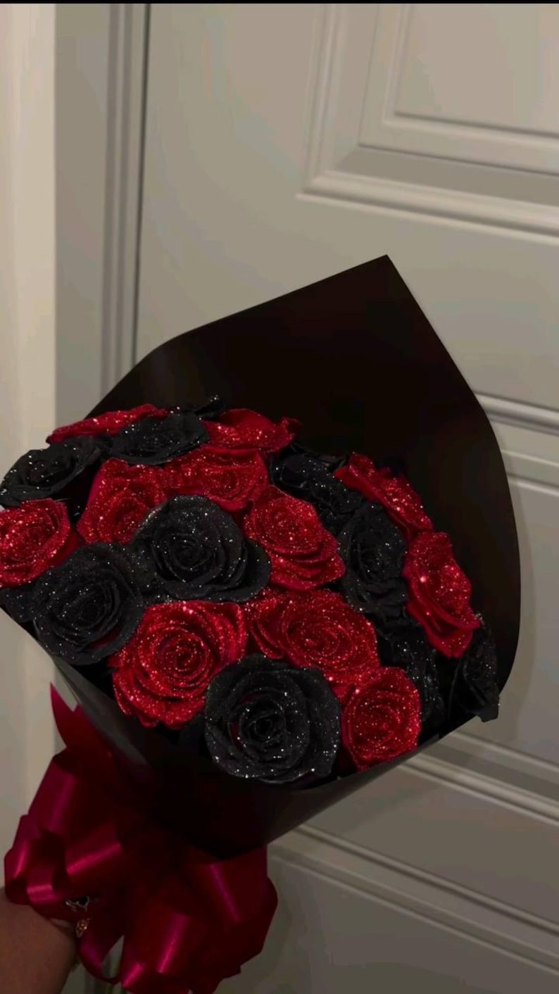 Satin Robbin Bouquest/box - Etsy